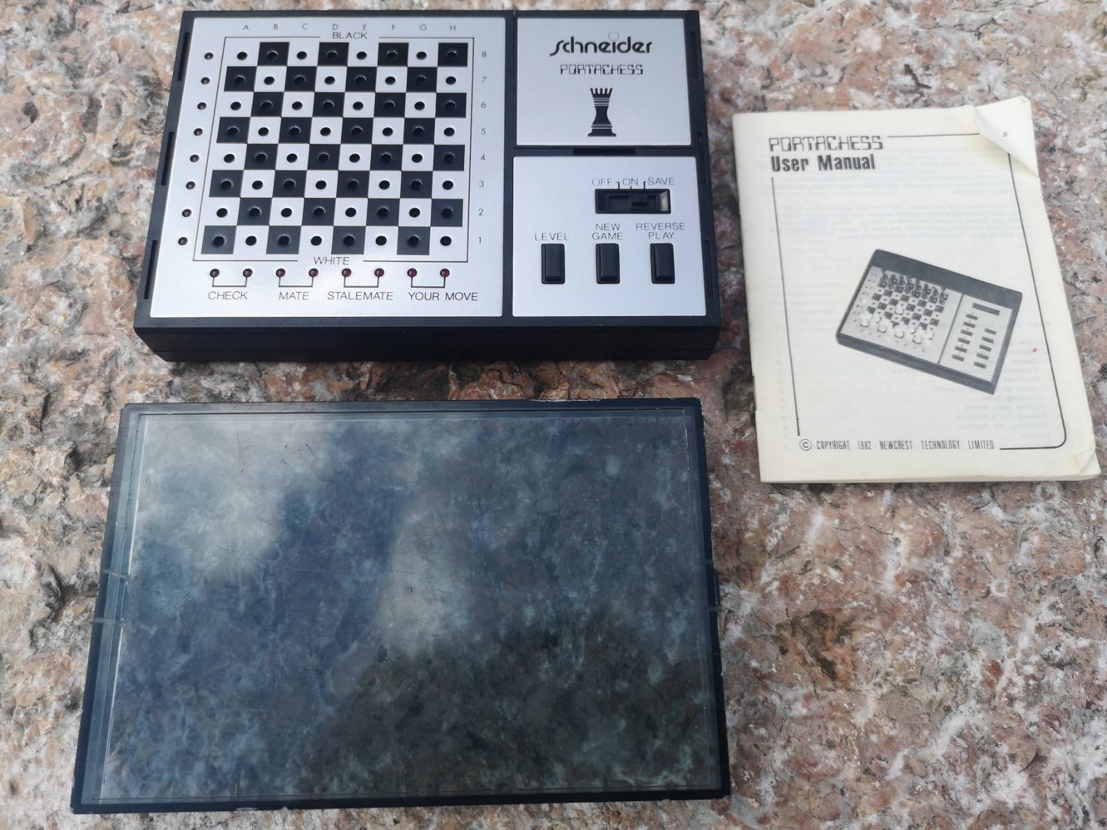 Porta Chess, Portable Pocket Digital Vintage Chess, 1982 Computer Chess ...
