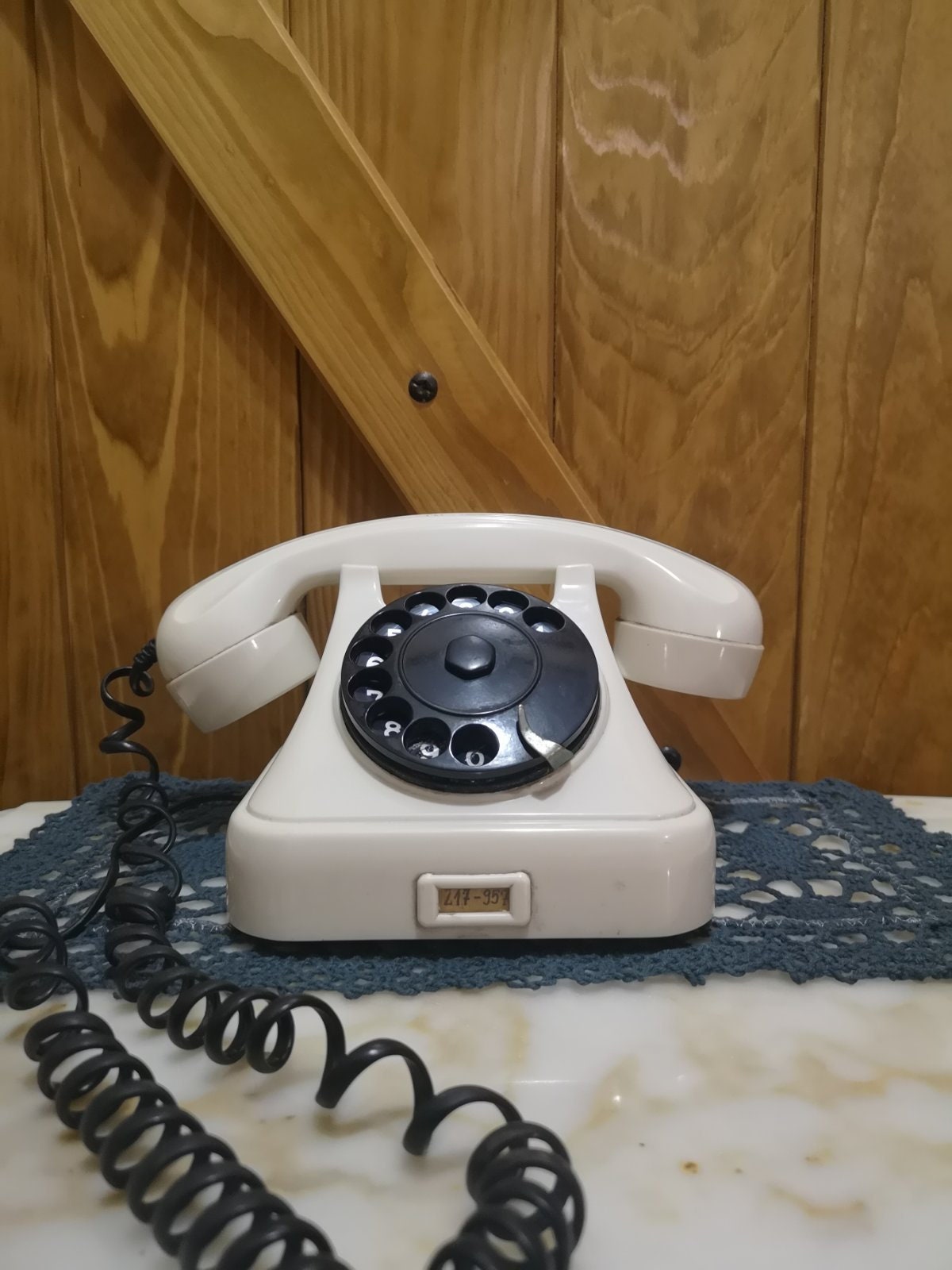 Vintage Bakelite White Ivory Telephone Rotary Bakelite Phone - Etsy