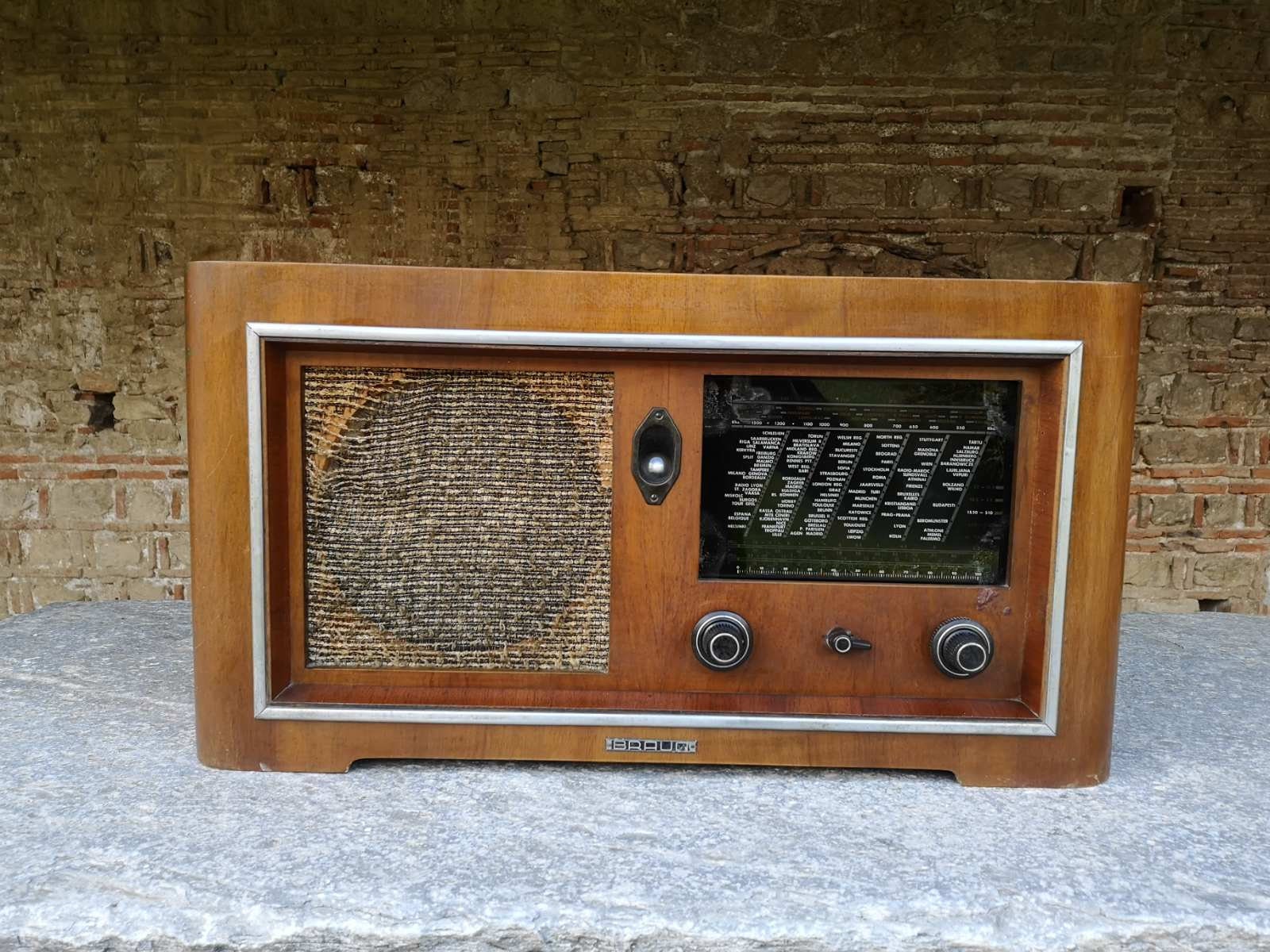 Wooden 1939 Radio , Vintage Braun Radio, Braun Model 5640 W - Etsy