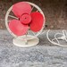 Vintage Two Speed Fan, Red Space Age 1960's Desk Fan - Etsy