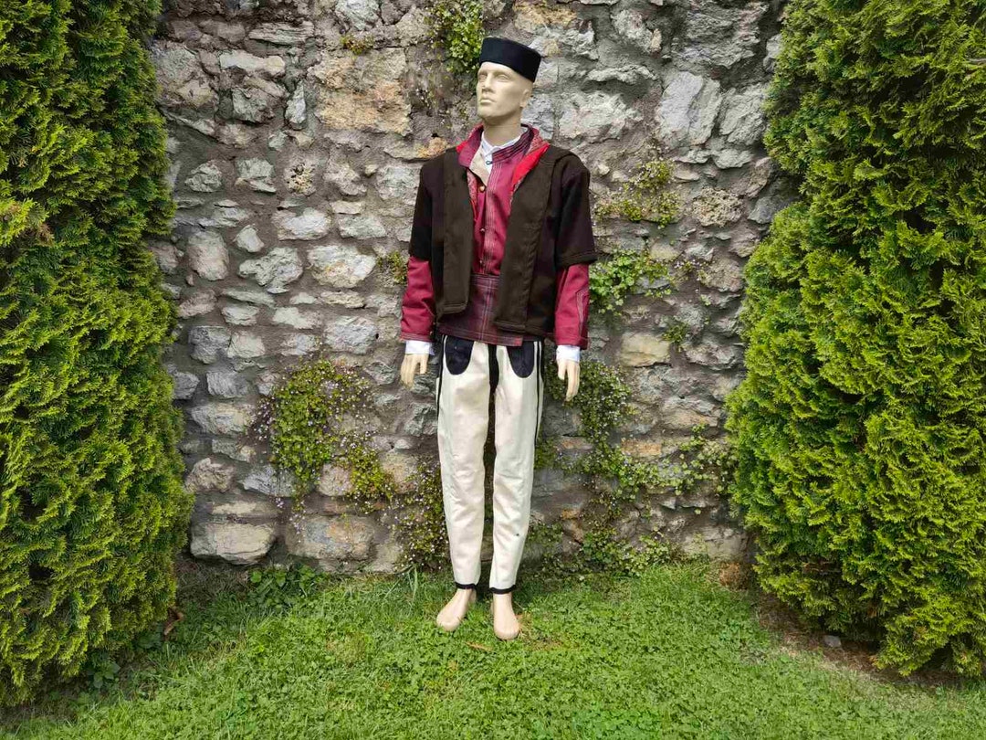 Men's Ethnic Costume of Mala Reka, Galichnik, Miyak Men's Complte ...