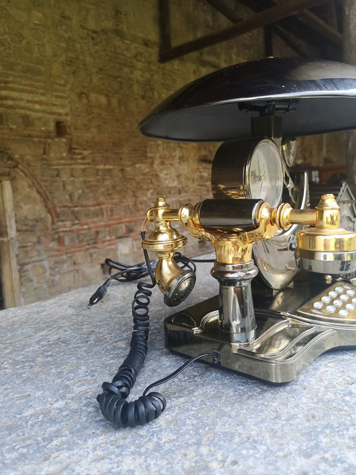 Vintage Phone Lamp Music Box and a Clock All in One | Etsy