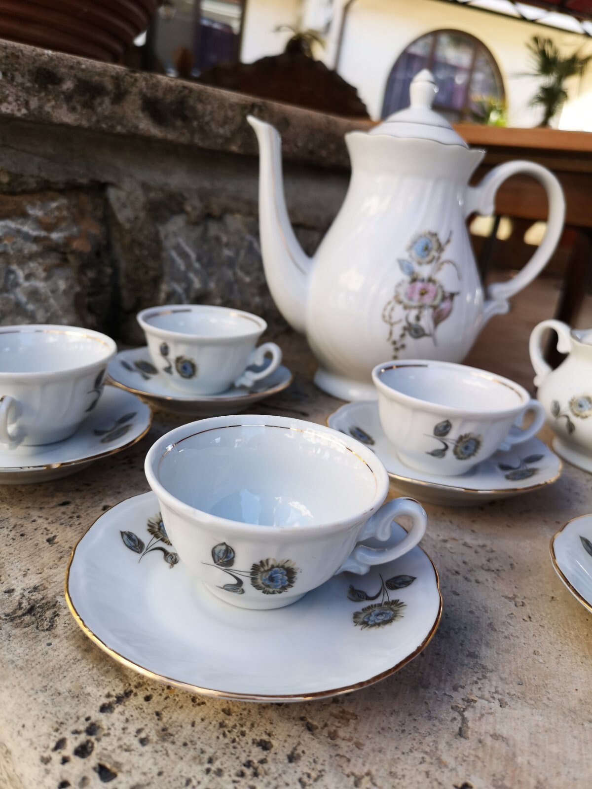 Vintage Tea Set, Porcelain Tea Set, Turkish Coffee Vintage Set - Etsy
