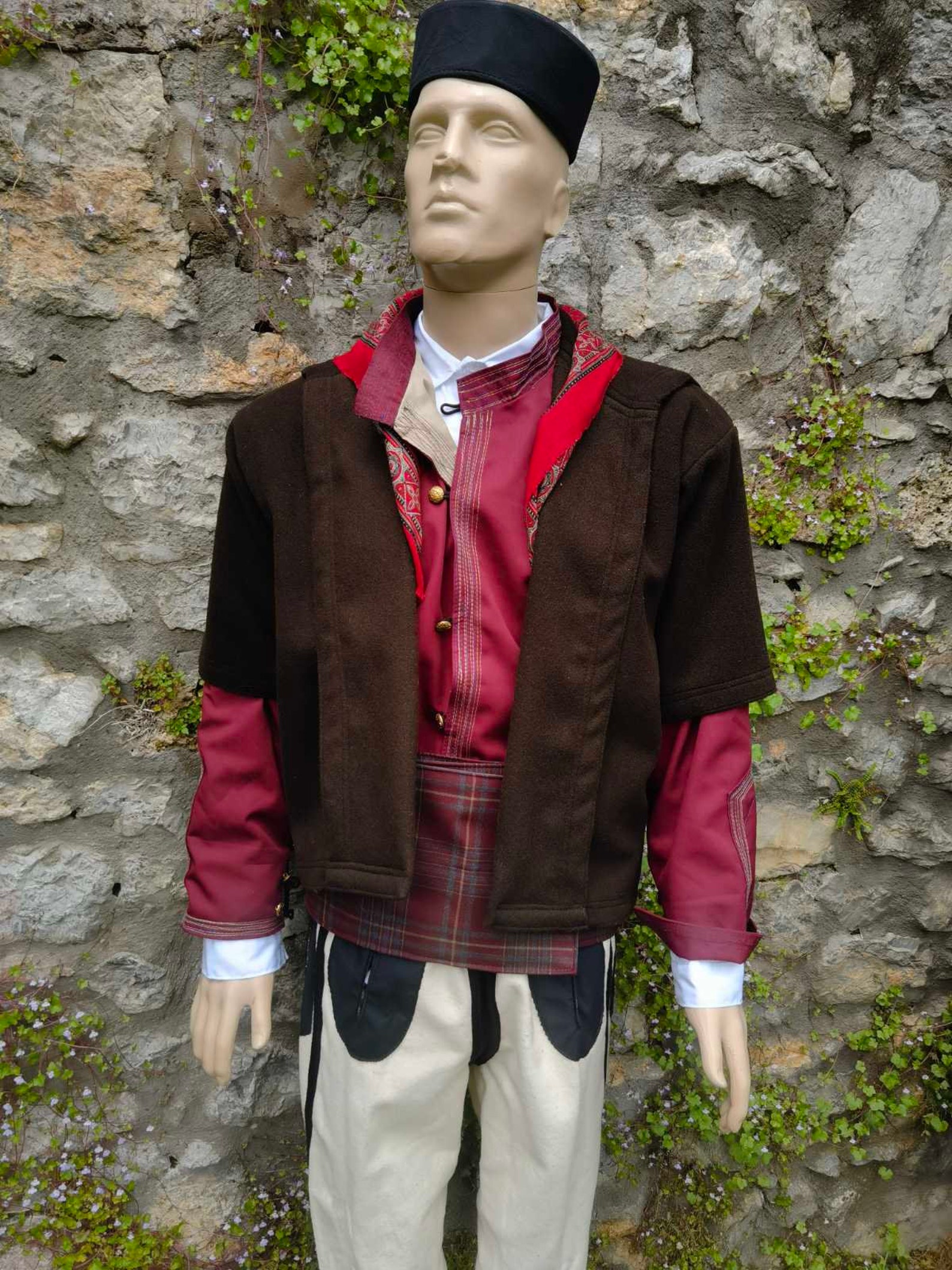 Men's Ethnic Costume of Mala Reka, Galichnik, Miyak Men's Complte ...