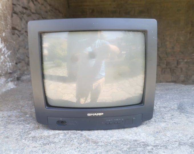 Sharp Colour TV, Vintage 1990s Working Color Television - Etsy UK
