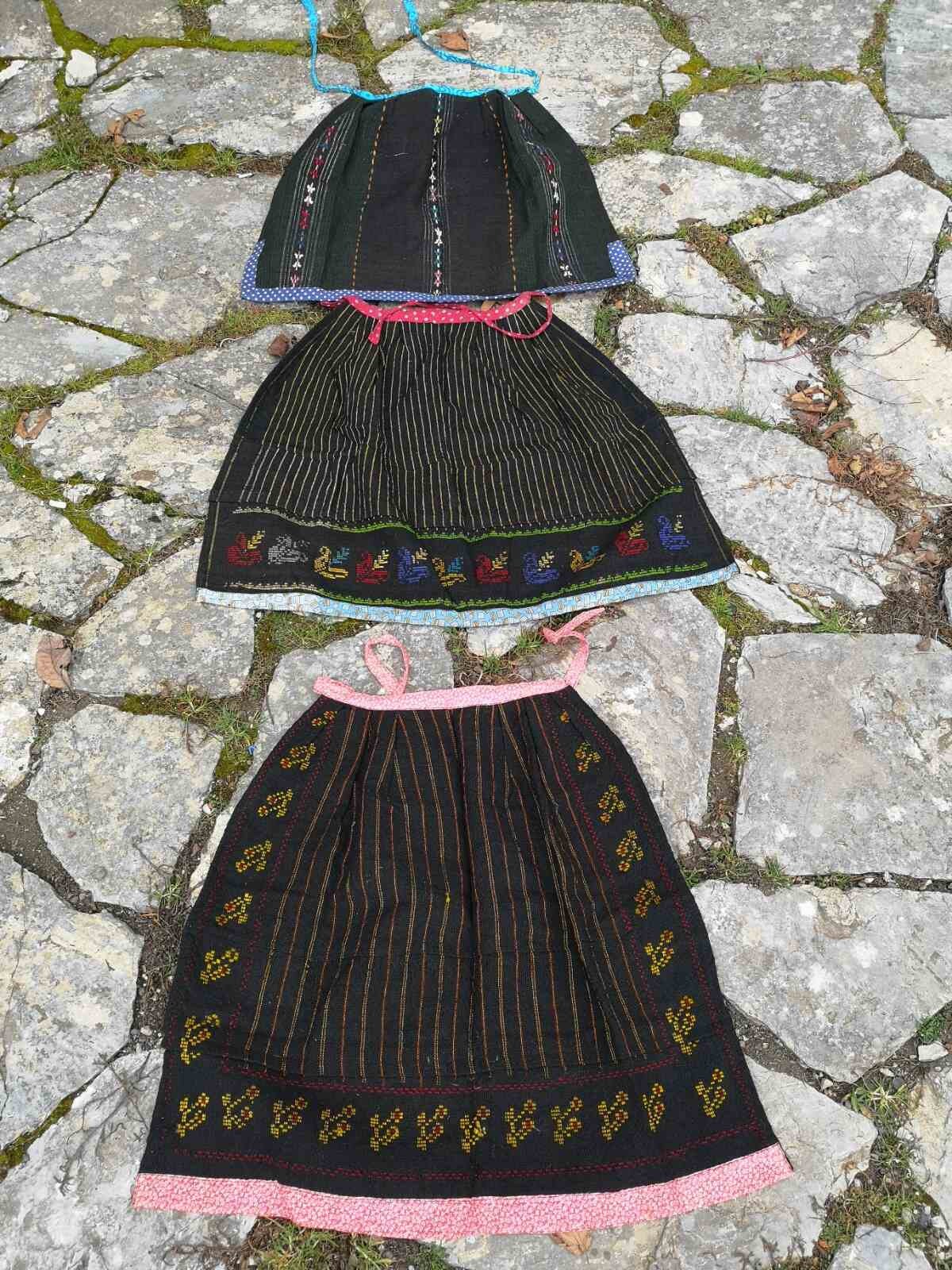 Lot of Three Handmade Aprons Kotor Region Ethnic Costume - Etsy UK