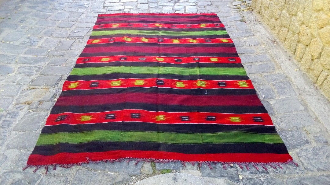 Carpet Folklore Pattern. Traditional Folklore Carpet. Handmade and ...