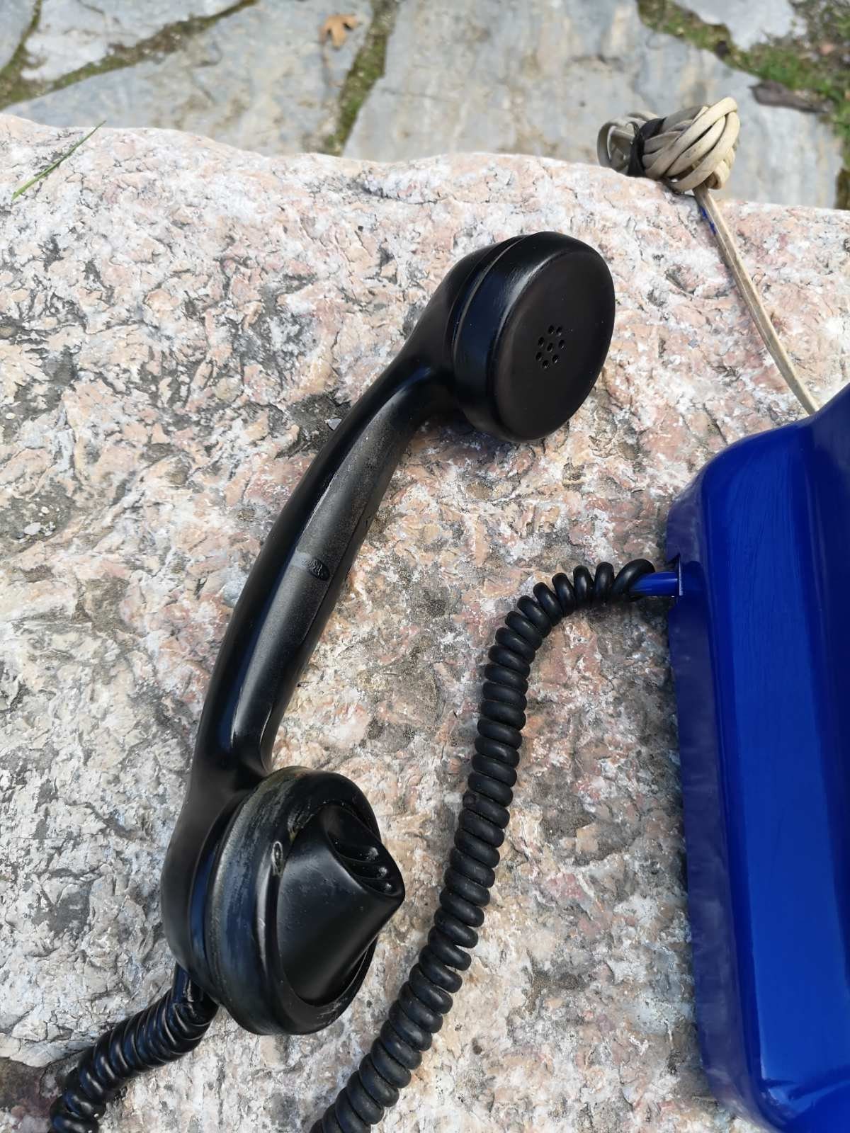 Old Blue Decorative Phone, Bakelite Blue Decorative Only Phone - Etsy UK