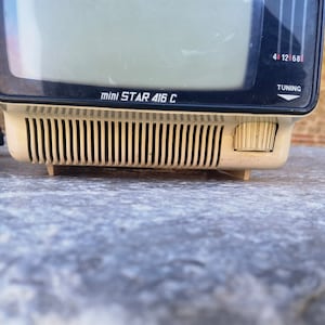 Mini Star 416 C Portable TV, Space Age Vintage Mini Portable TV - Etsy