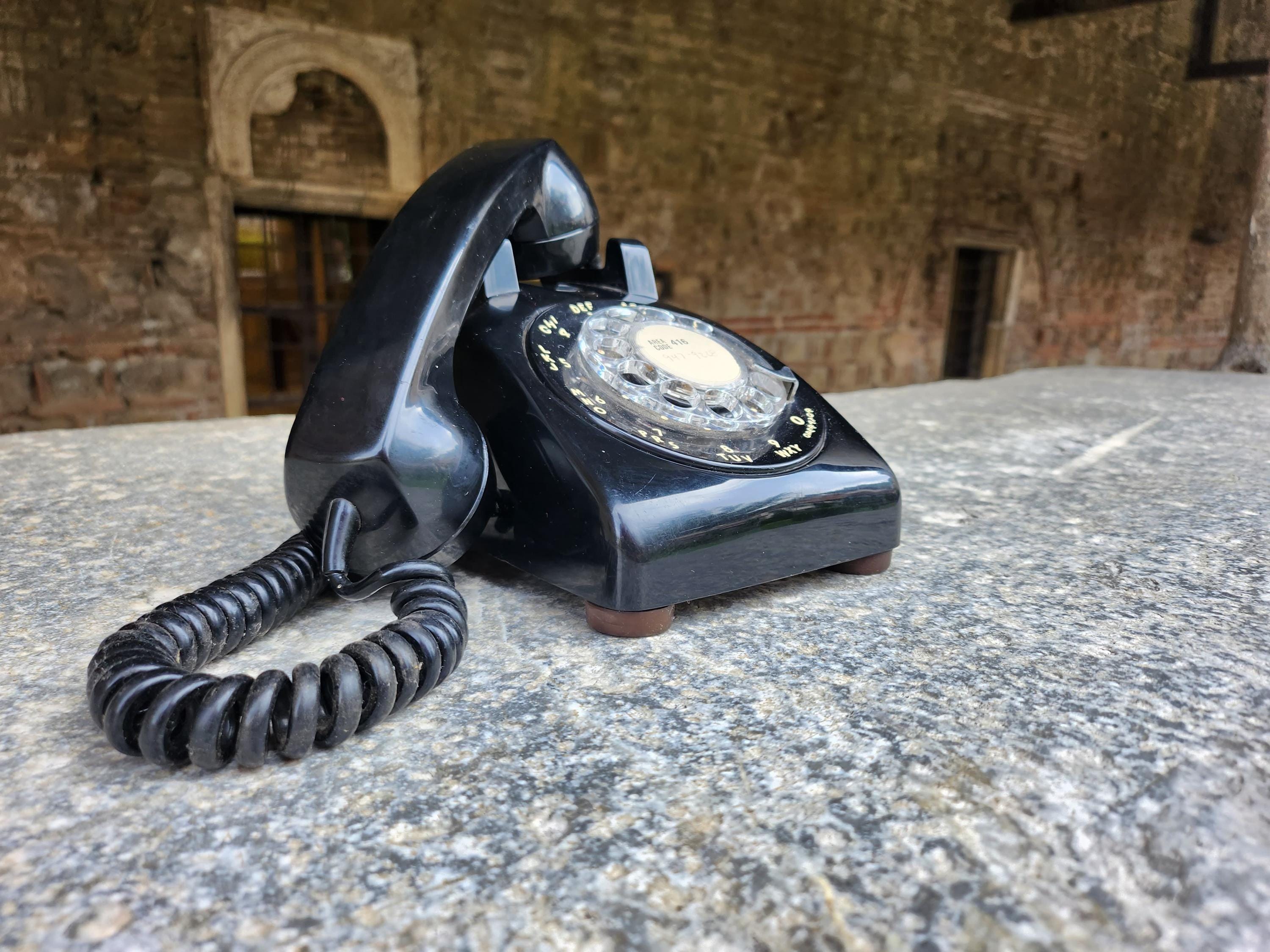 Vintage Rotary Phone, 70s Canadian Landline Rotary Phone - Etsy