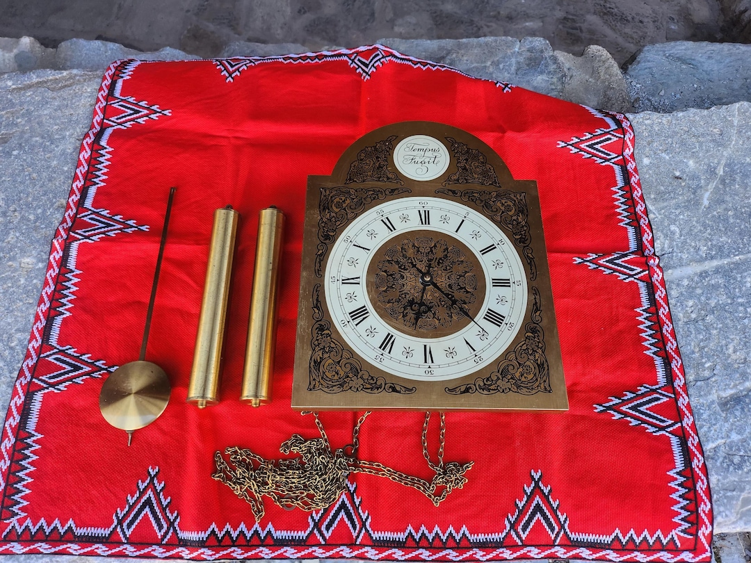 Tempus Fugit Antique Clock, Grandfather Clock, Parts of Tempus Fugit ...