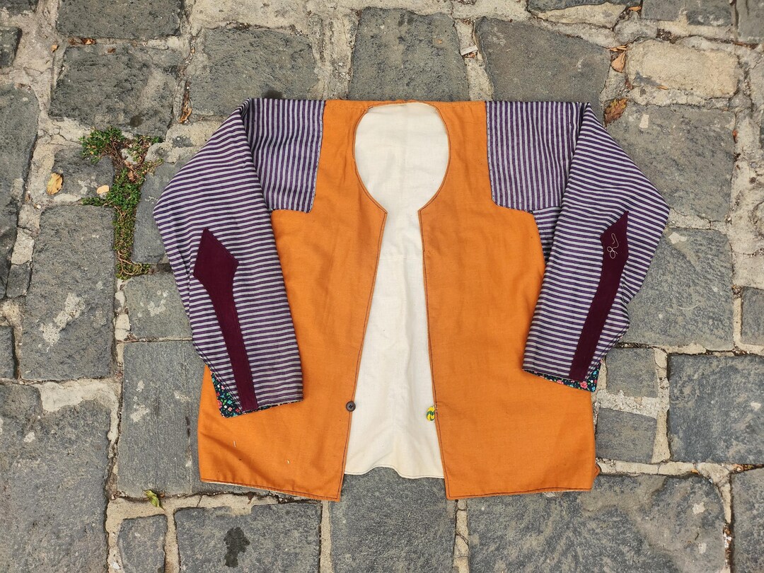 Primitive and Antique Jacket, Ethnic Jacket - Mintan Part of Woman's ...