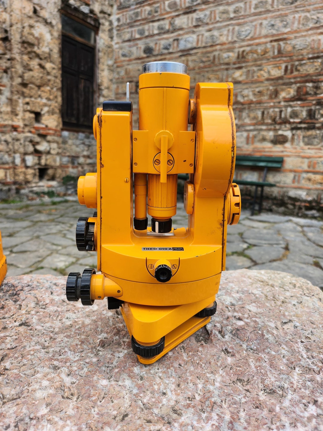 Theodolite Theo Model 010A, Carl Zeiss Jena Yellow Theodolite With Case ...