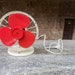 Vintage Two Speed Fan, Red Space Age 1960's Desk Fan - Etsy