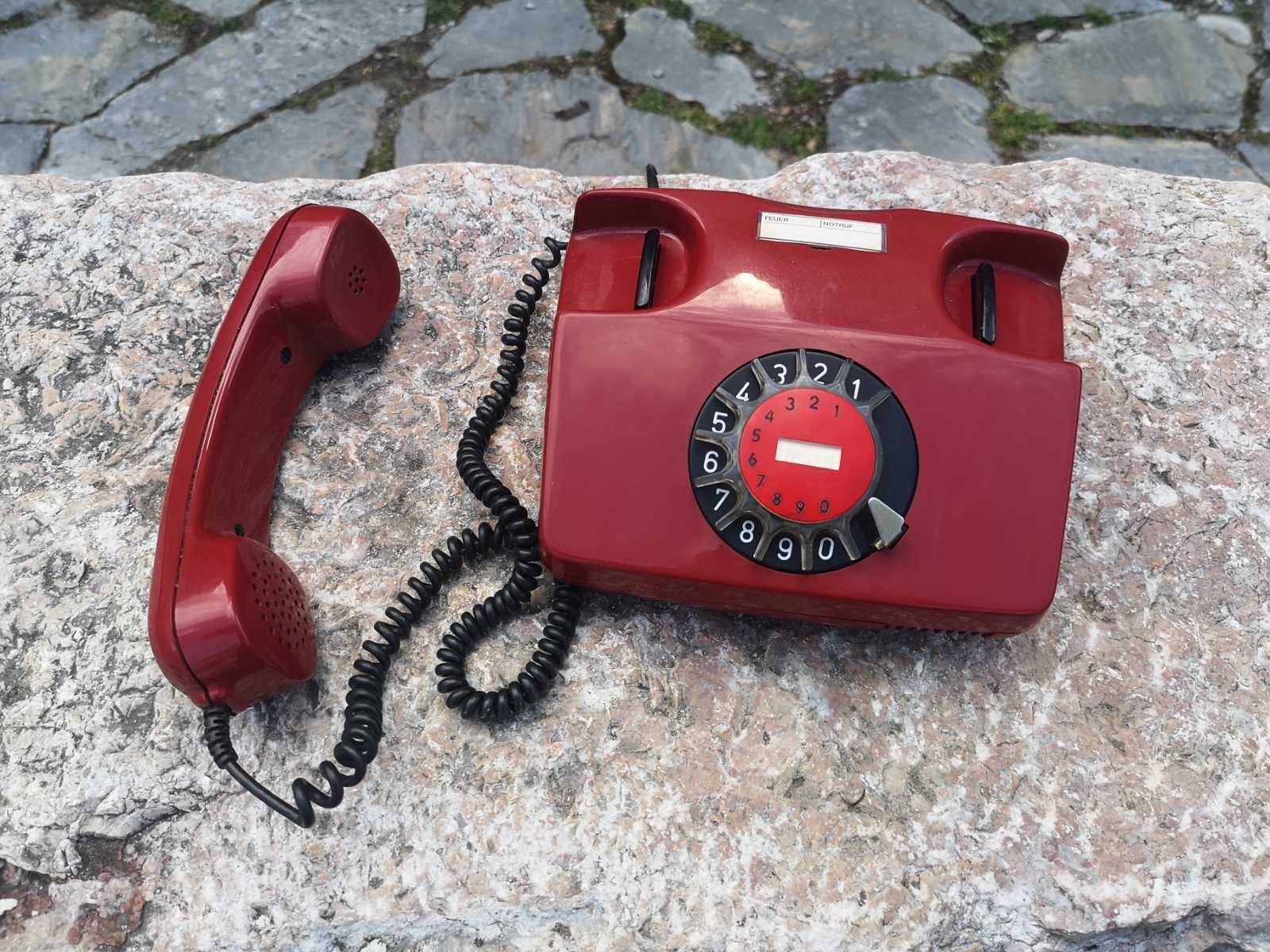 Vintage Rotary Siemens Phone Cherry Red Color Vintage - Etsy Australia