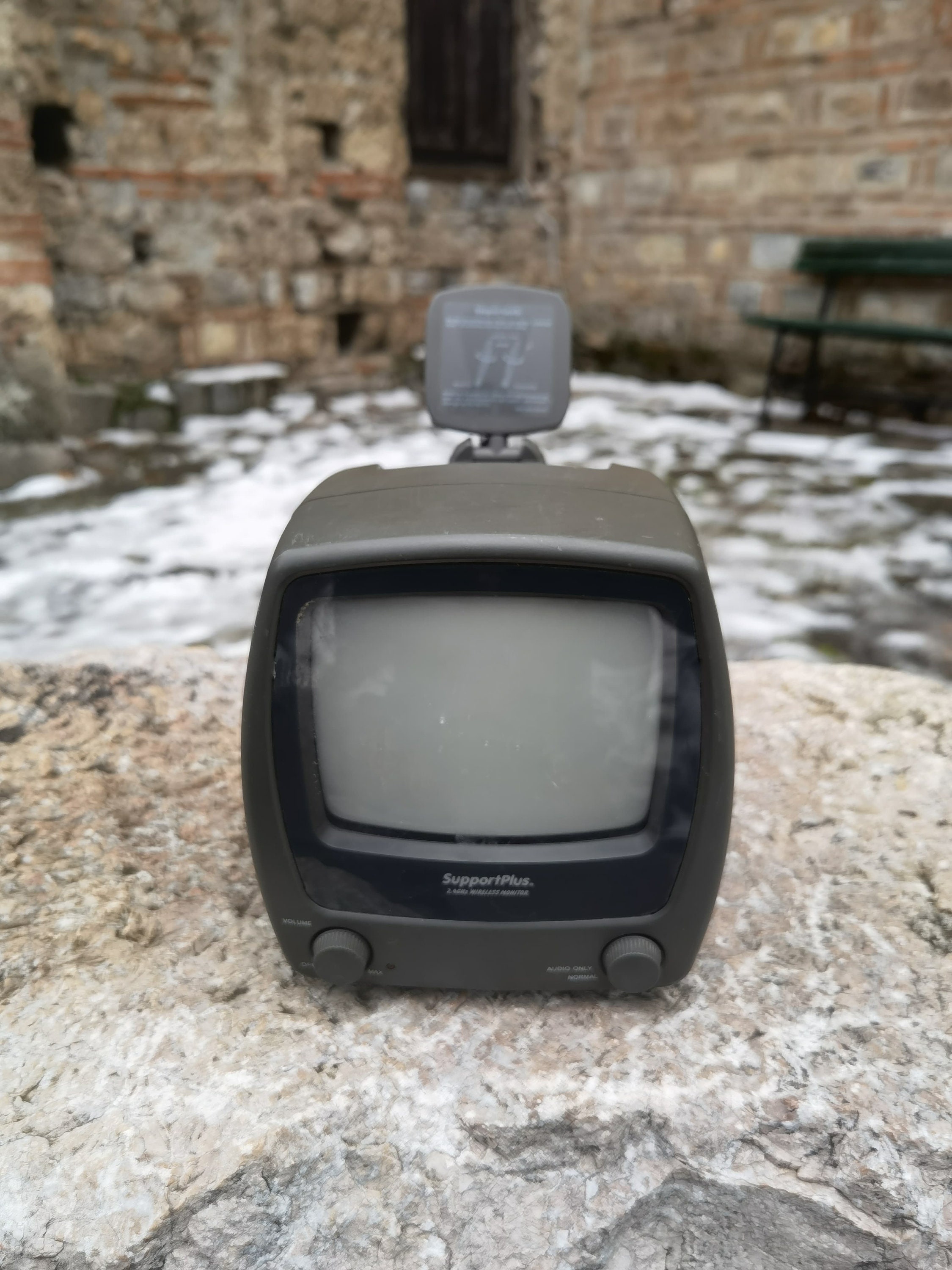 Mini Portable CRT Television, Supportplus Vintage Portable Television ...