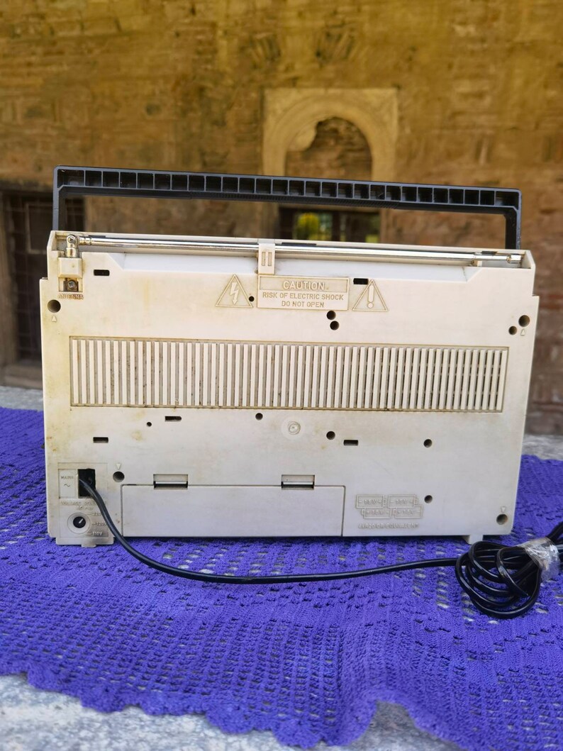 Portable Radio Cassette Player Phillips D7143 Vintage - Etsy