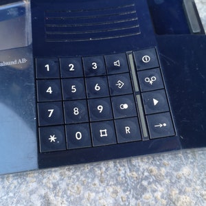 Retro Digital Telephone, Desk Dark Blue Vintage Phone - Etsy