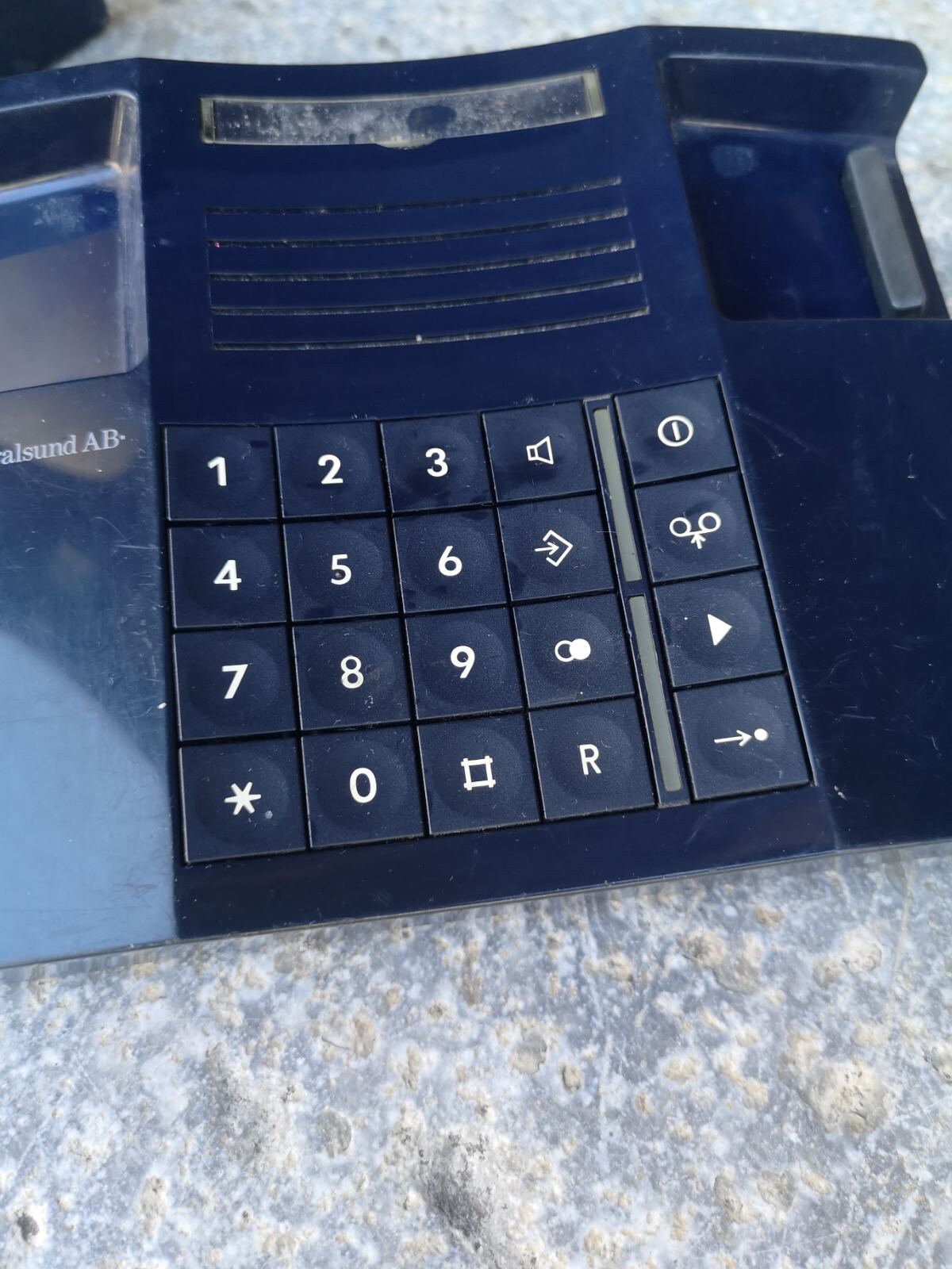Retro Digital Telephone, Desk Dark Blue Vintage Phone - Etsy