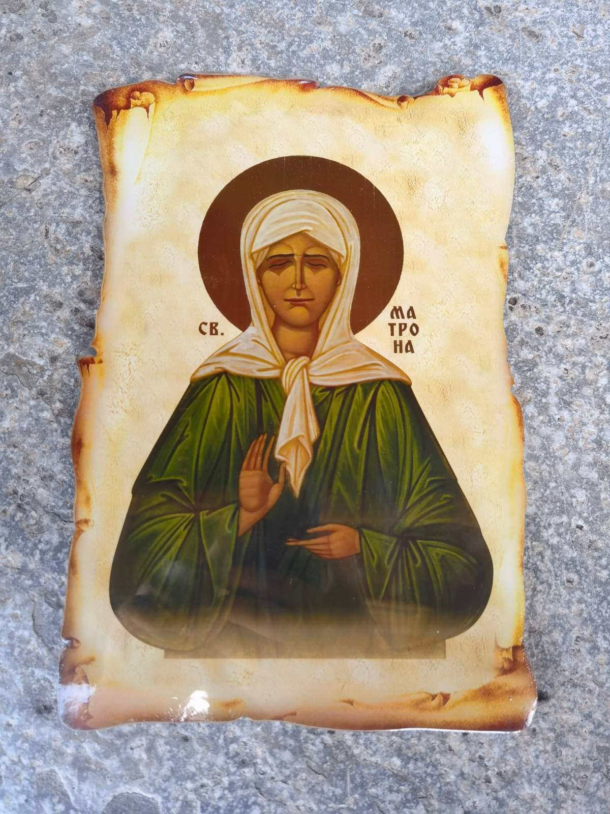 Orthodox Christian Icon of Saint Matrona Icon of Saint - Etsy Singapore