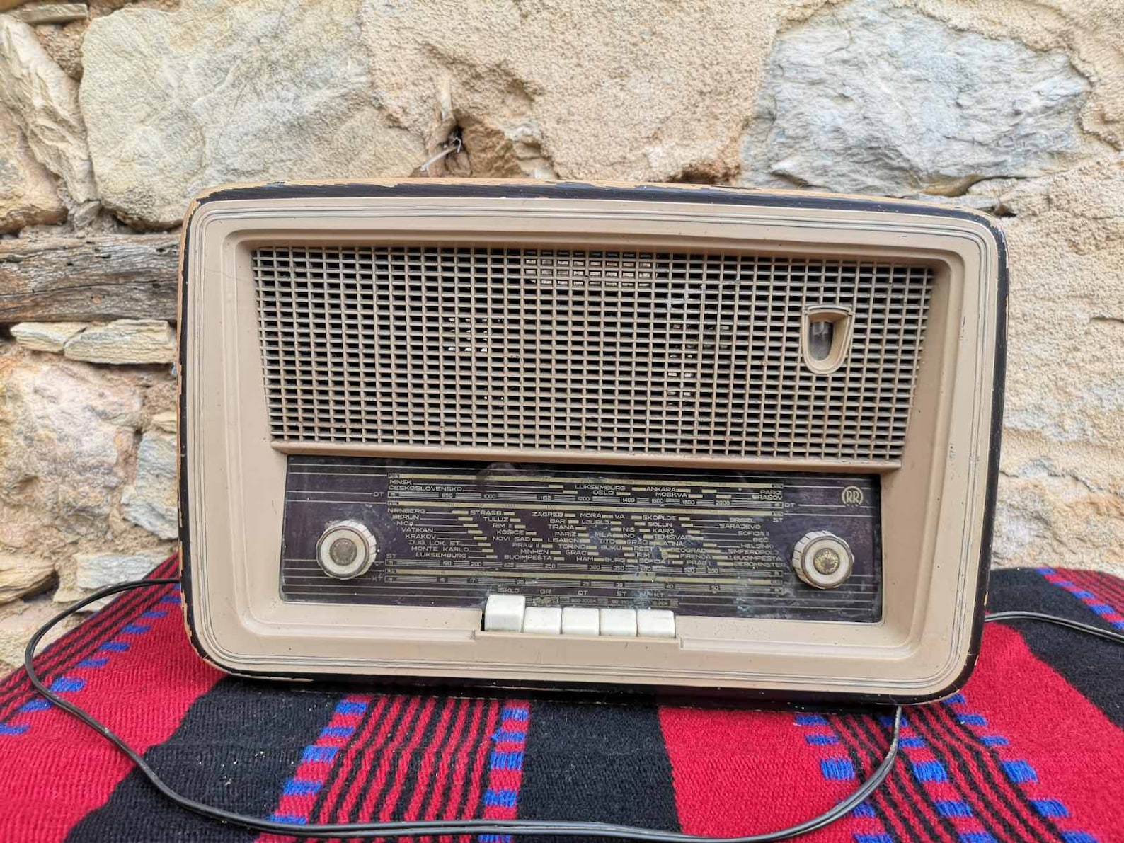 Vintage analog radio receiver vintage radio RR 230 model | Etsy