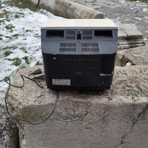 Sharp Vintage CRT Television, Color Screen 35cm, Sharp Gaming TV ...