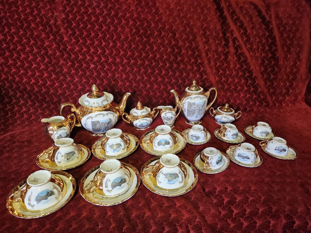 Bavaria Royal Porcelain Set, Complete Large Tea and Coffee Set 30 ...