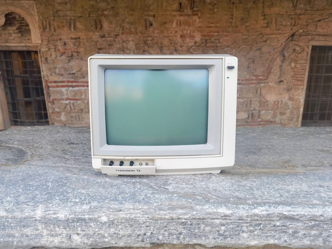 Thomson Computer Monitor, Vintage 1980's Monochromatic Computer Monitor - Etsy