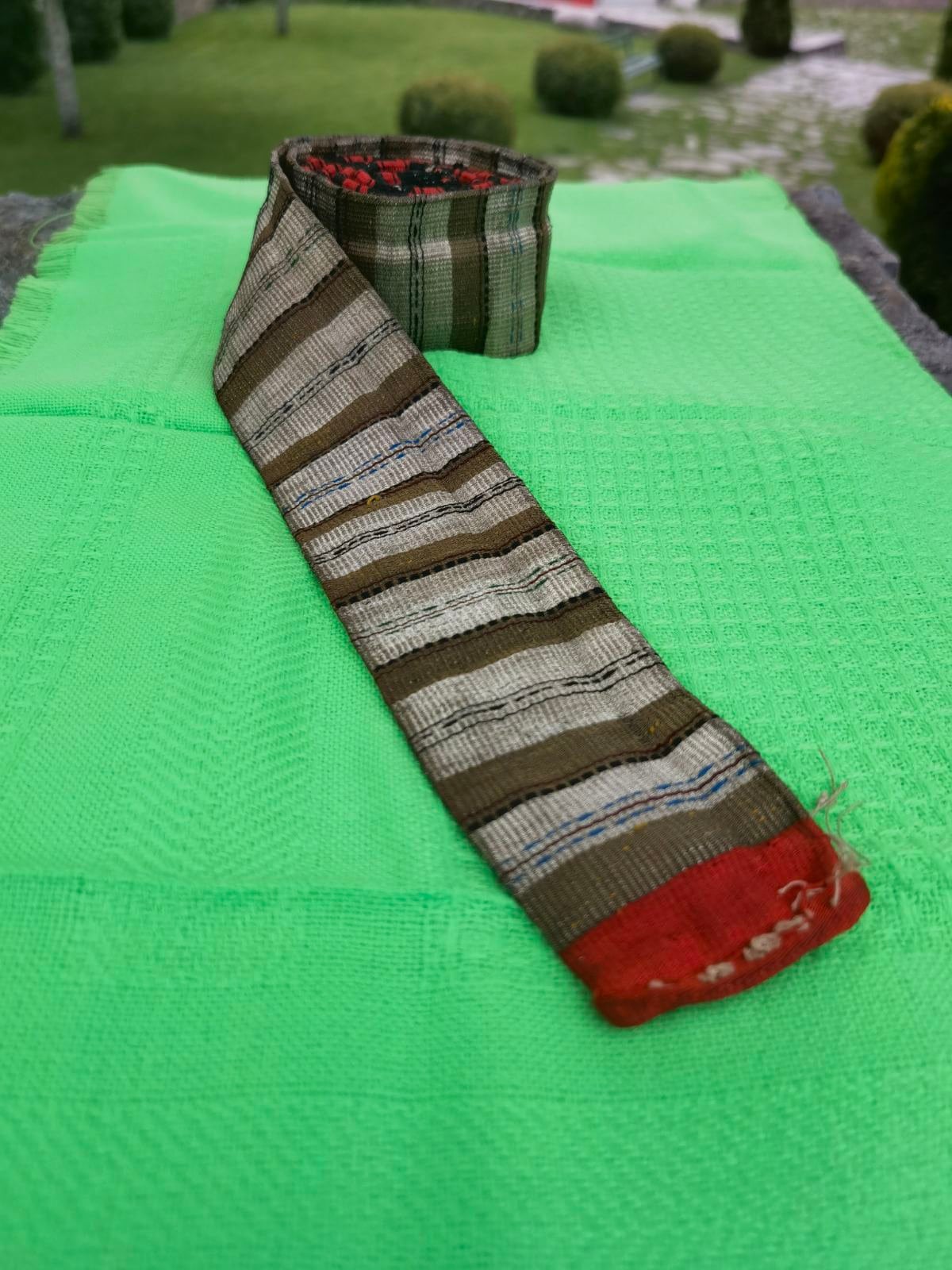 Antique and Rare Hand Woven Sash With a Gold Thread-srma Part of Ethnic ...