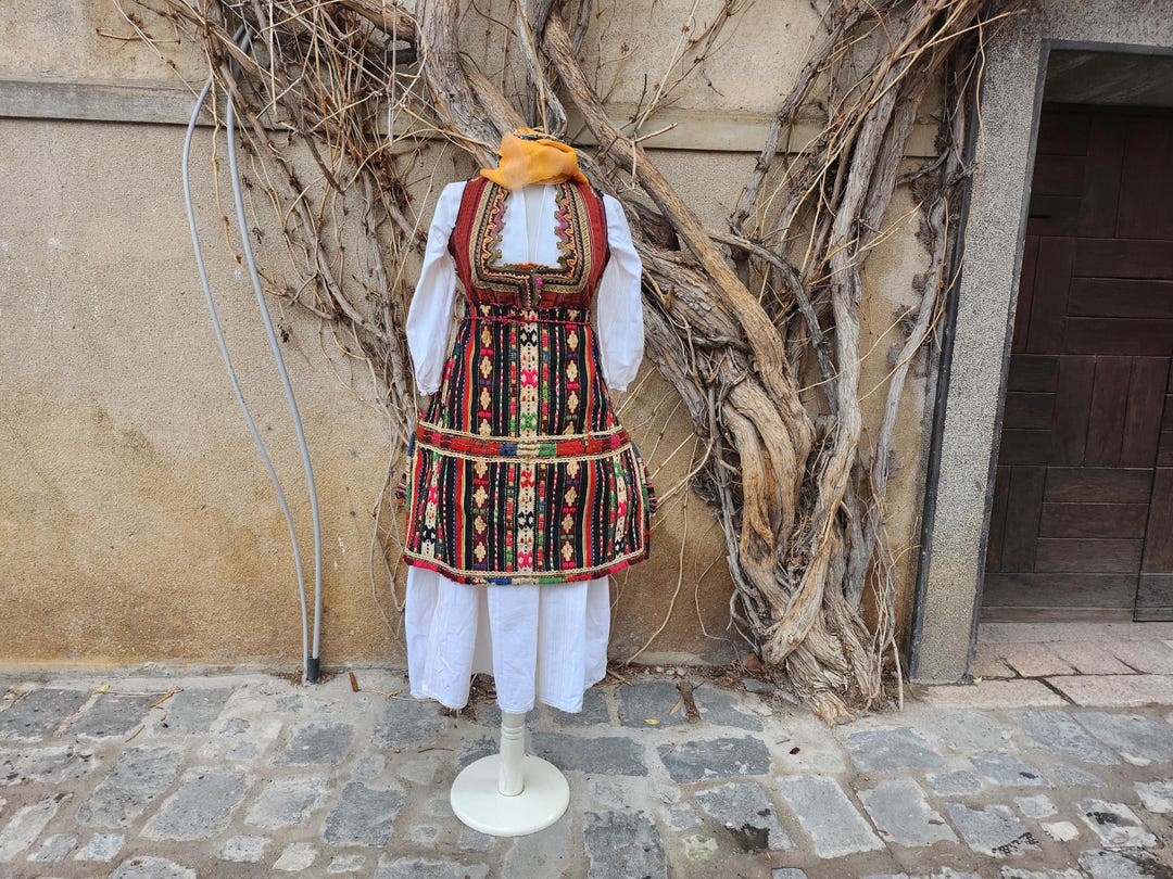 Woman's Folk Costume From Skopska Baltija Villages With Red- 'aloven ...