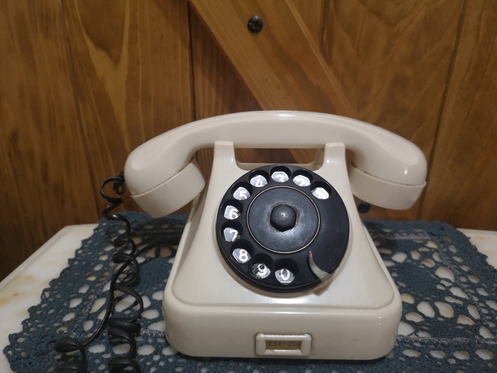 Vintage Bakelite White Ivory Telephone Rotary Bakelite Phone - Etsy
