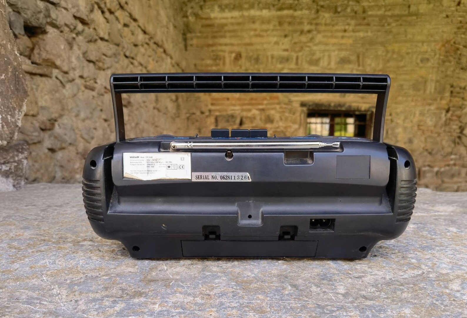 Portable Blue Cassette Player, Vintage Watson Portable Cassette Player ...