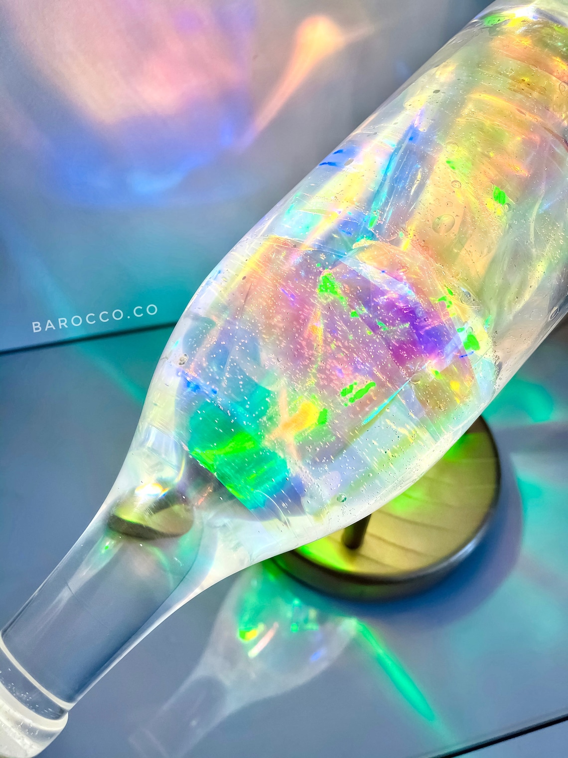 Contemporary sculpture resin lighting art object resin | Etsy