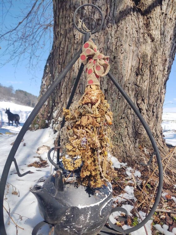 Besom Spring Broom Lore Witchcraft Floral Besom Brooms | Etsy