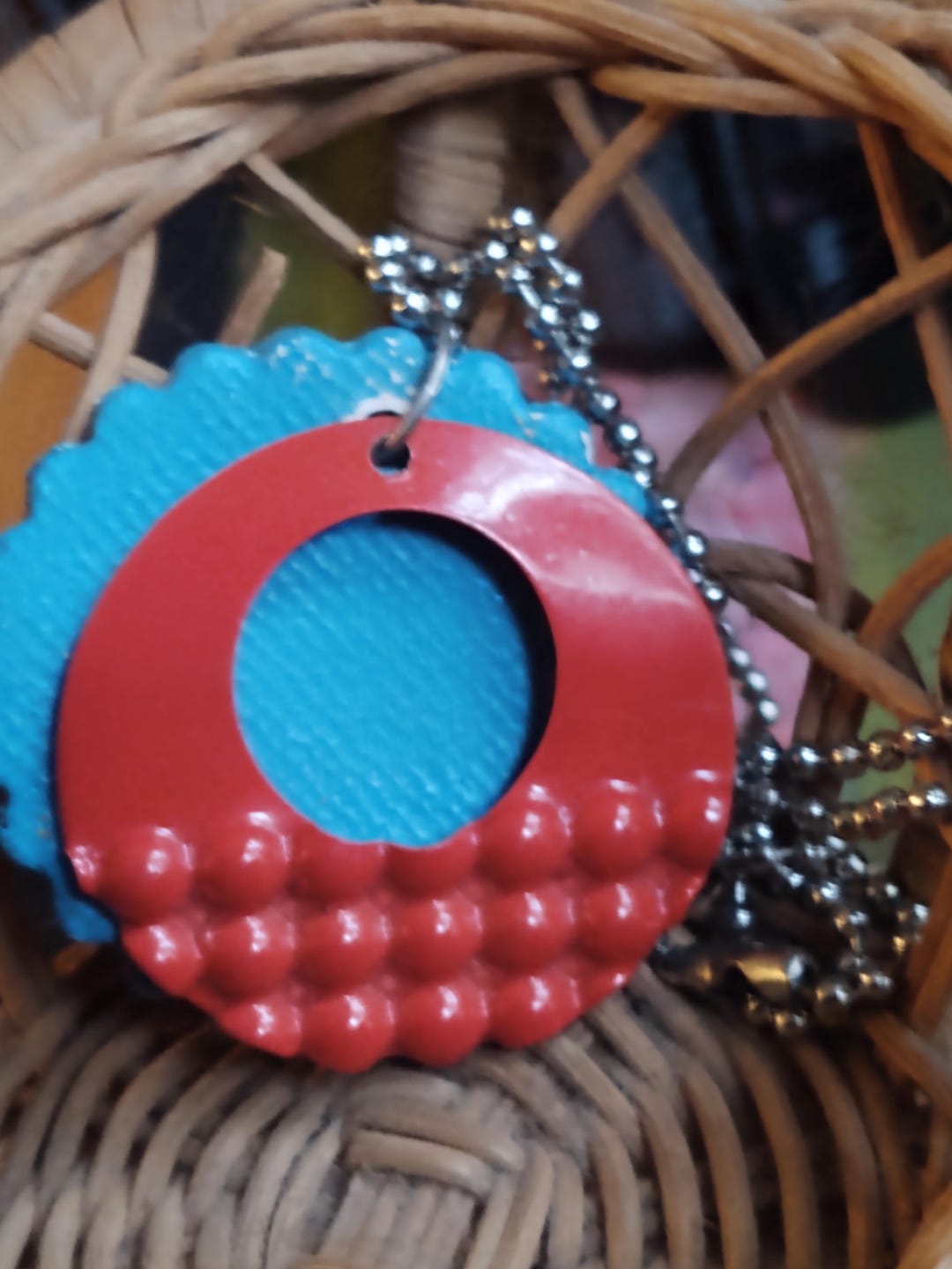 Clay and Upcycled Ball Chain Necklace Phish Pendant - Etsy