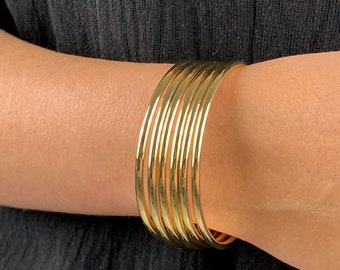 Gold Filled Bangle - Etsy