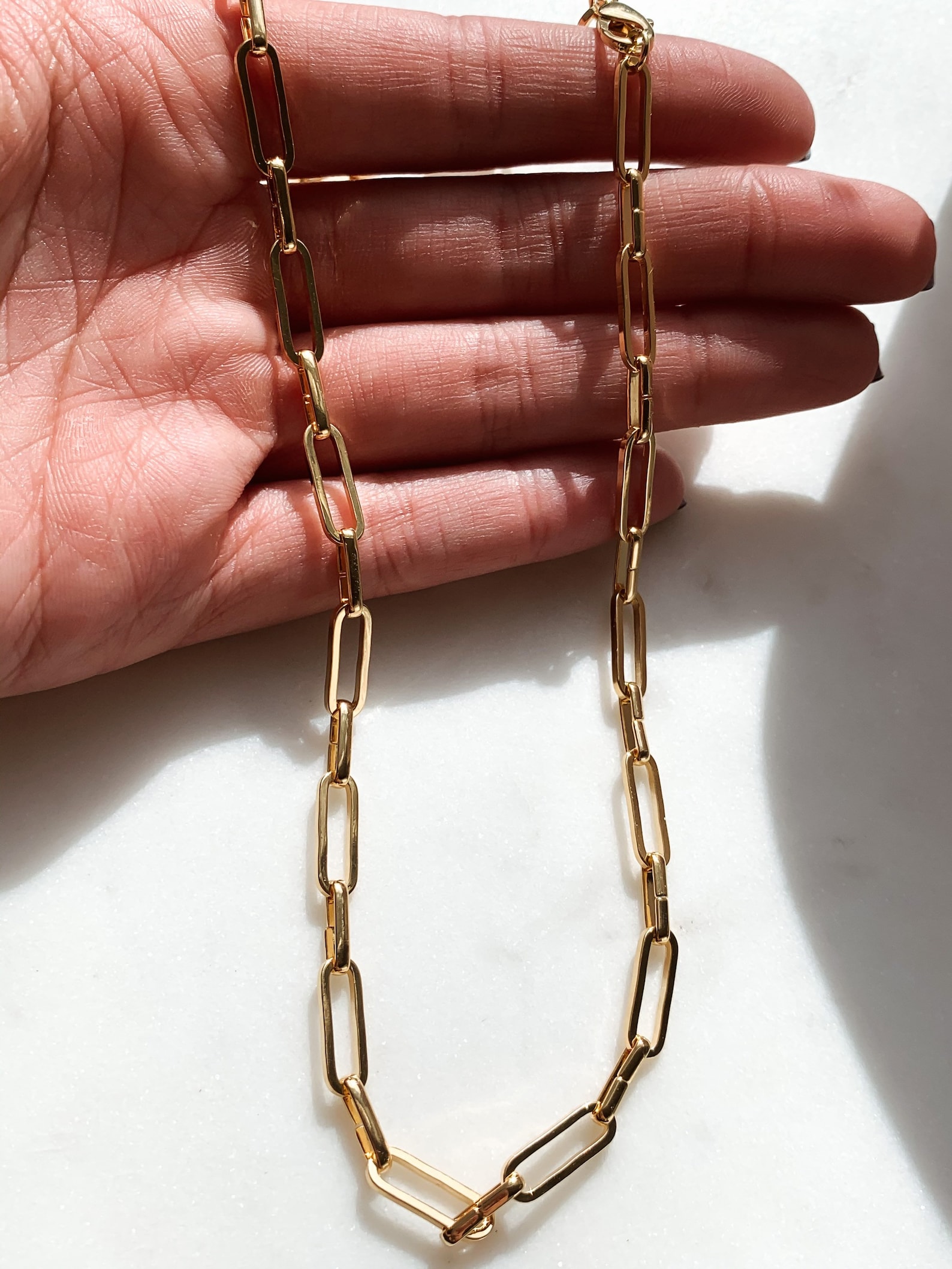 18kt Gold Filled Paper Clip NecklaceGold Filled Paper Clip | Etsy