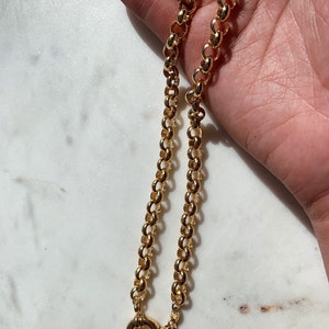 7mm Rolo Chainthick Rolo Chainchunky Rolo Chainwomen's - Etsy