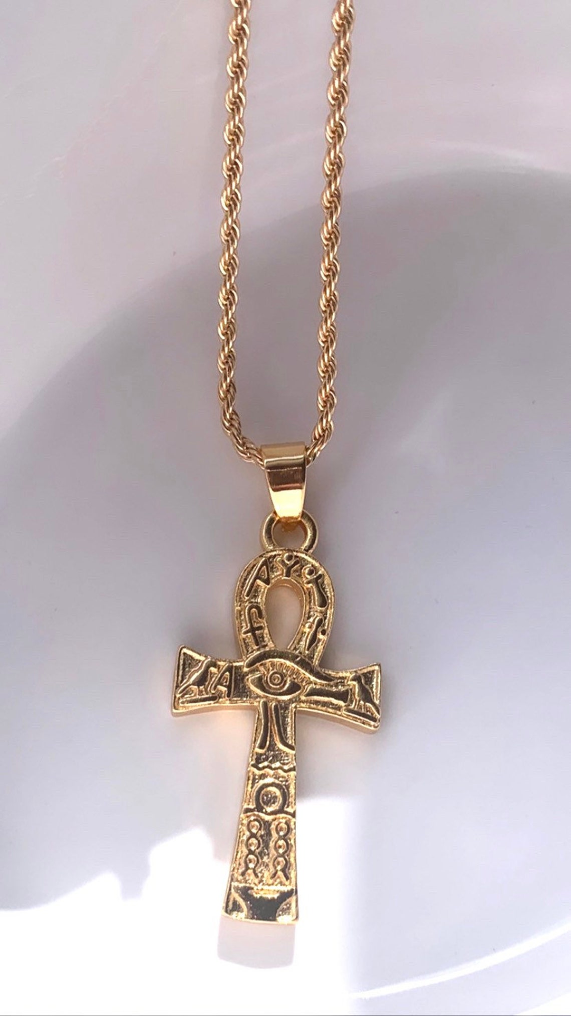 Gold Filled Ankh NecklaceAnkh Necklace Necklace for | Etsy