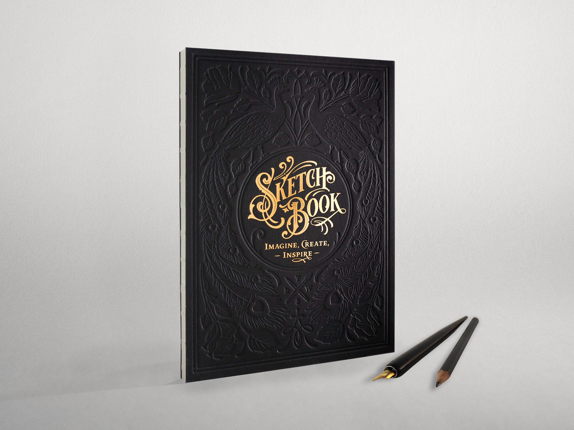 Black Sketchbook Cover Designs