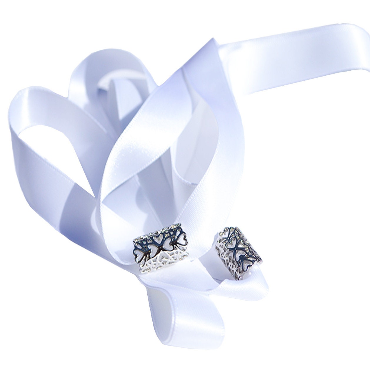 Silver Heart Tube Charm SCOHT1 Shoe Lace Jewellery Accessory | Etsy