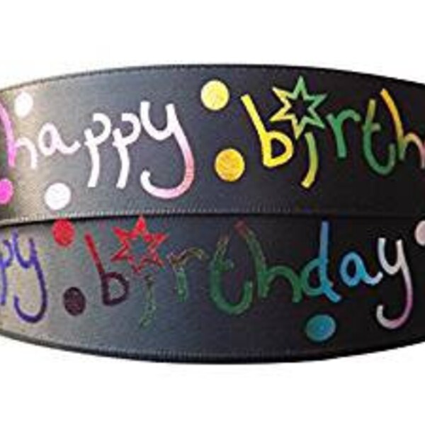 Happy Birthday Ribbon - Etsy