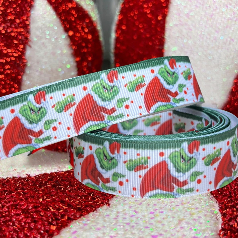 Grinch Ribbon - Etsy