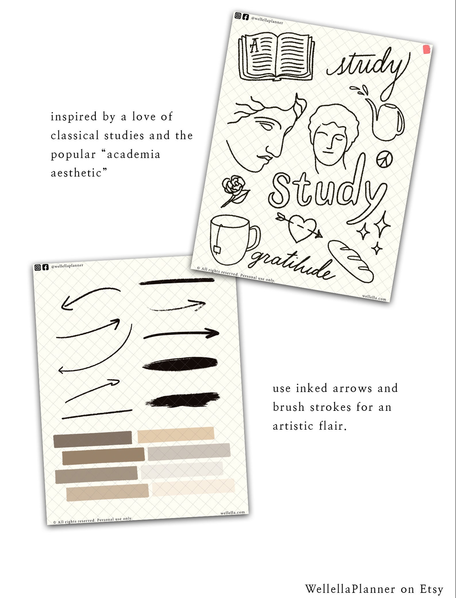 Aesthetic Stickers Digital Stickers Dark Academia Aesthetic Etsy aesthetic-stickers-digital-stickers-dark-academia-aesthetic-etsy
