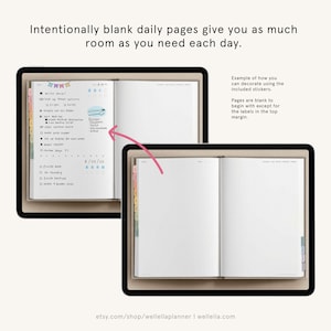 Realistic Digital Bullet Journal, Undated Digital Journal, Goodnotes ...