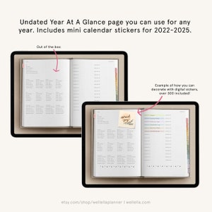 Realistic Digital Bullet Journal, Undated Digital Journal, Goodnotes ...