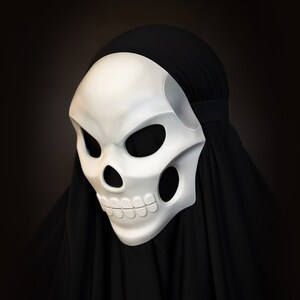 Skull Mask Scary Halloween Costume Skeleton Dead Head - Etsy