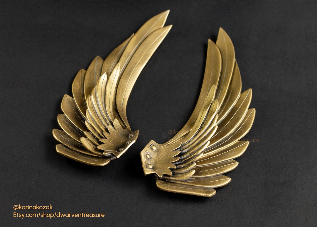 Helmet Accessory - Wings Attachment - Customizable Armor EVA Foam Prop ...