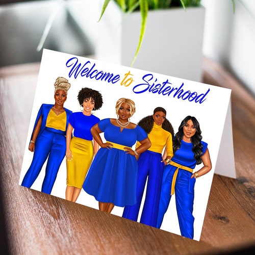 Welcome to the Sisterhood Sorority Cards Sigma Gamma Rho - Etsy