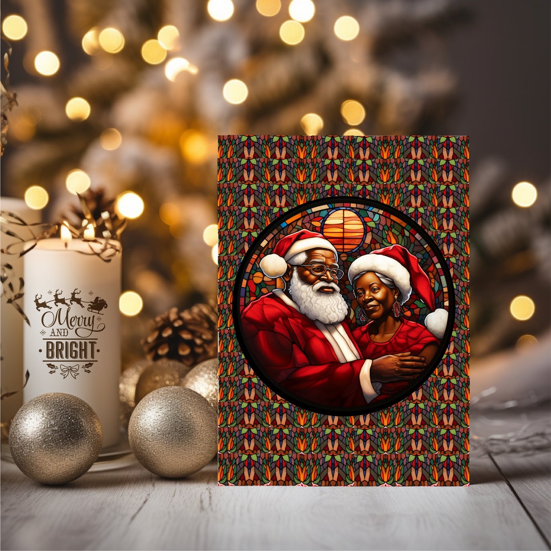 Black Santa & Mrs. Claus - Black Santa - Christmas - Merry Christmas ...